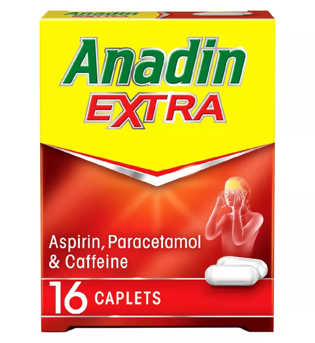 Anadin Extra - 16 Caplets - PillSorted