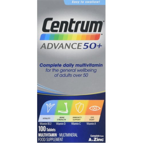 Centrum Advance 50+ - 100 Tablets - PillSorted