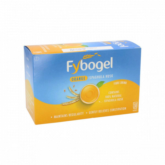 Fybogel Orange Natural Fibre Drink - 30 Sachets - PillSorted