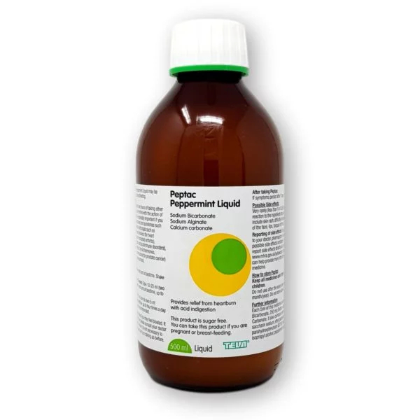 Peptac Liquid Peppermint Flavour Antacid - 500ml - PillSorted