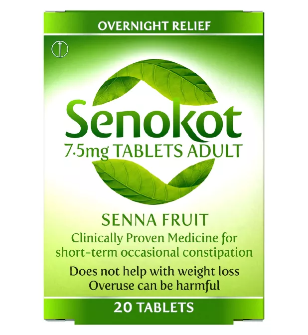 Senokot 7.5mg Adult - 20 Tablets - PillSorted