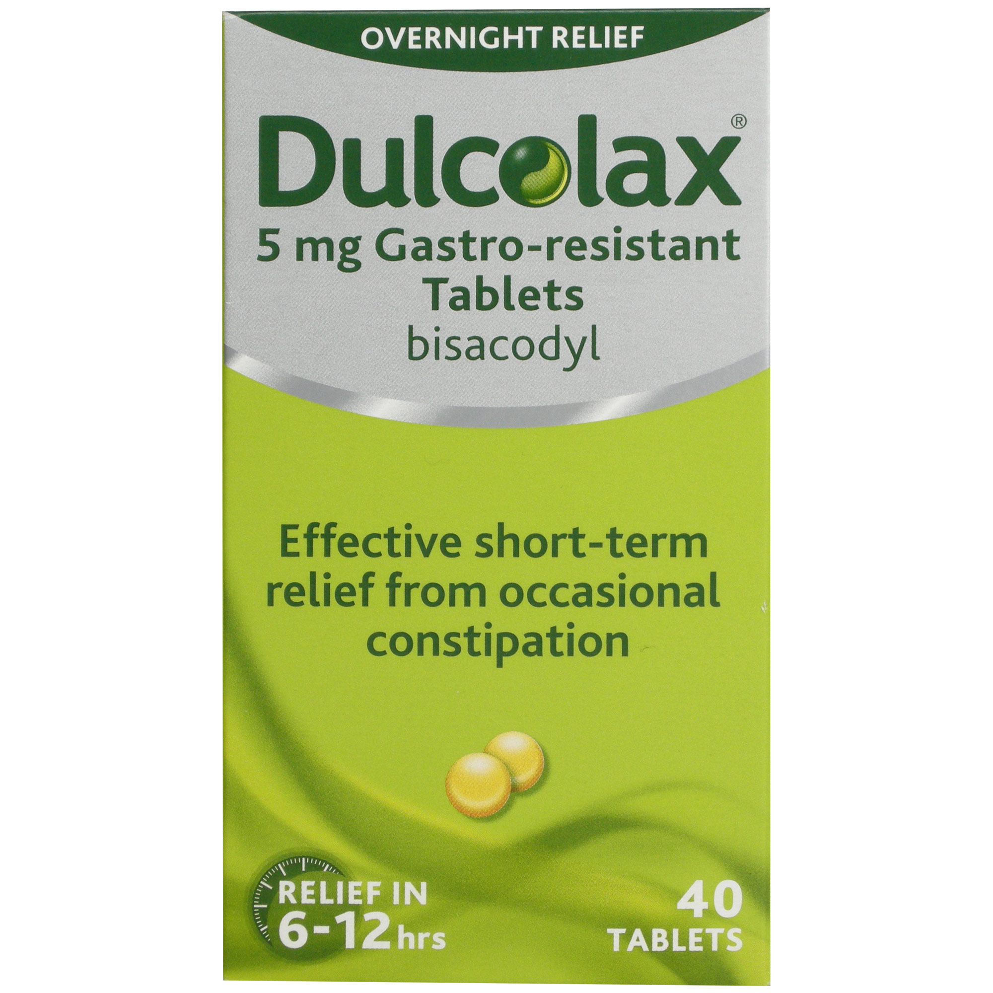 Dulcolax Bisacodyl 5mg Tablets For Constipation 40s Pillsorted