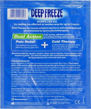 Deep Freeze Pain Relief Cold Patch - 1 Patch - PillSorted