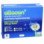 Allacan- Cetirizine Hayfever Allergy Relief tablets (30) - PillSorted