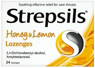 Strepsils Honey & Lemon - 24 Lozenges - PillSorted