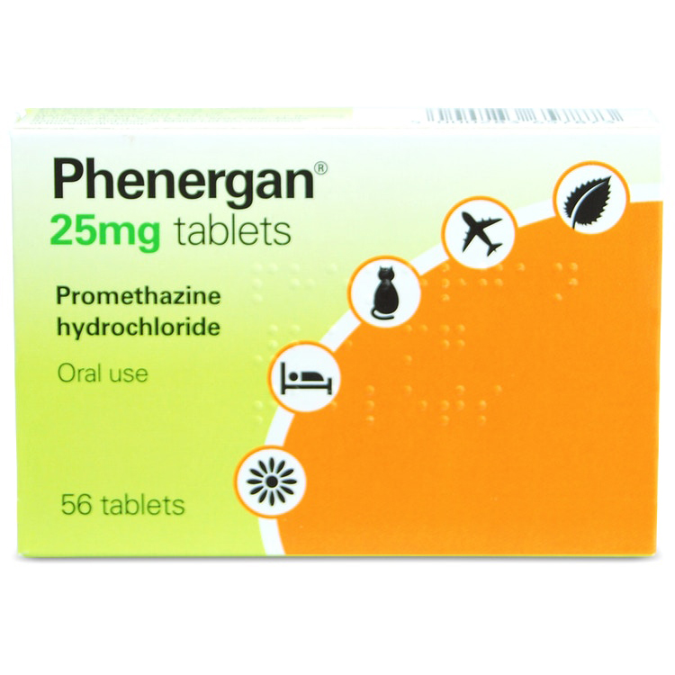 Phenergan 25mg Tablets (56) - PillSorted