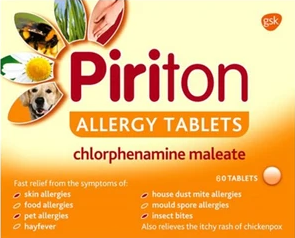 Piriton Allergy Tablets (60) - PillSorted