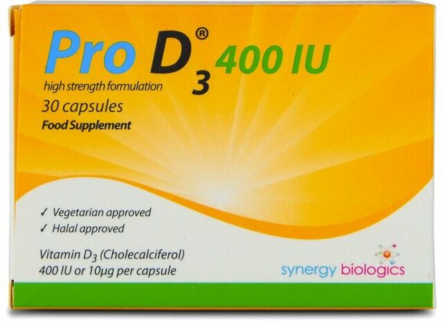 Pro D3 400IU - 30 Capsules - PillSorted