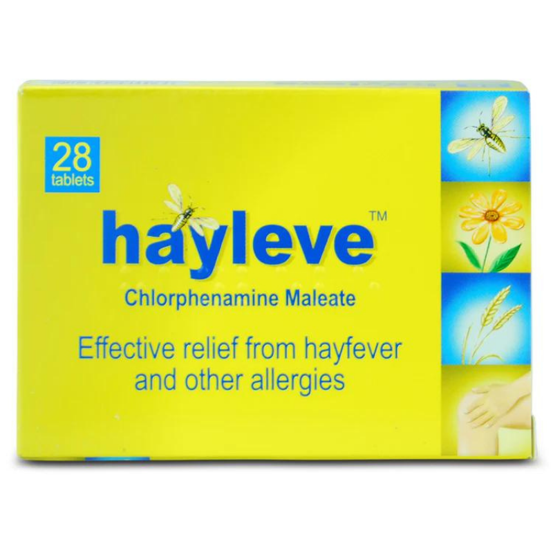 Hayleve Chlorphenamine Maleate 4mg 28 Tablets - PillSorted