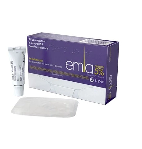 Emla 5% Cream 5g - 2 Dressings - PillSorted
