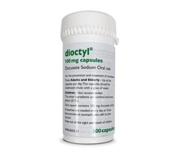 Dioctyl 100mg Capsules - 100 Pack - PillSorted